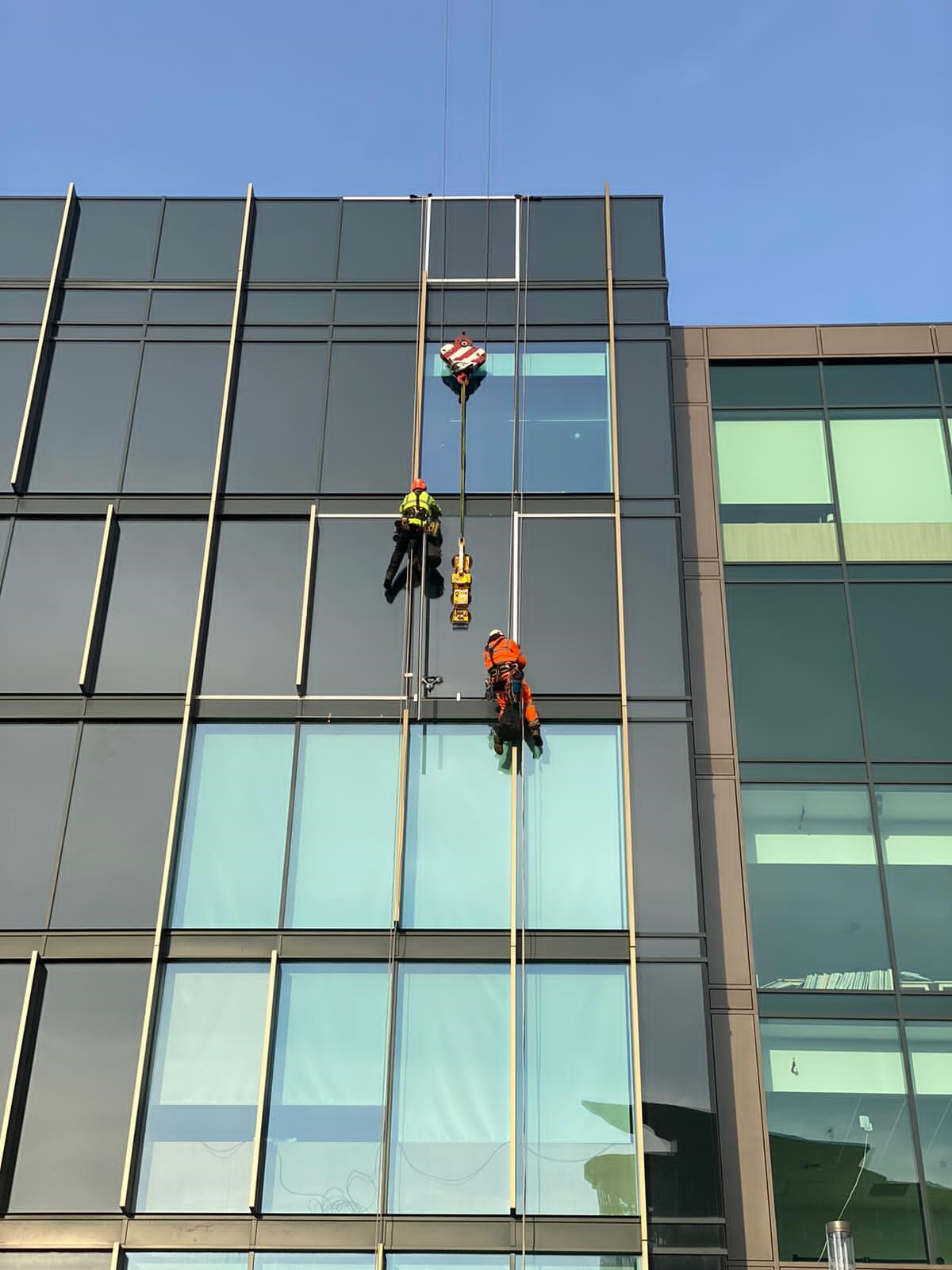 Abseil Window Cleaning Services in Birmingham | Rope Task